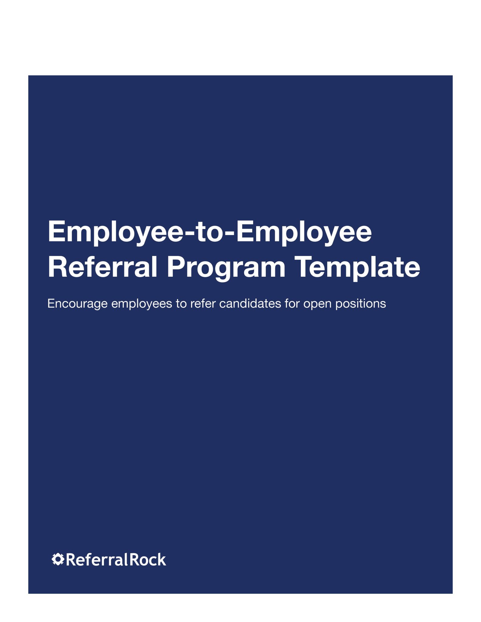 Employee Referral Program Templates [Free Downloads]