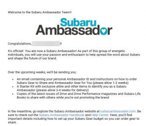 Brand Ambassador Welcome Letter Templates [+ Examples]