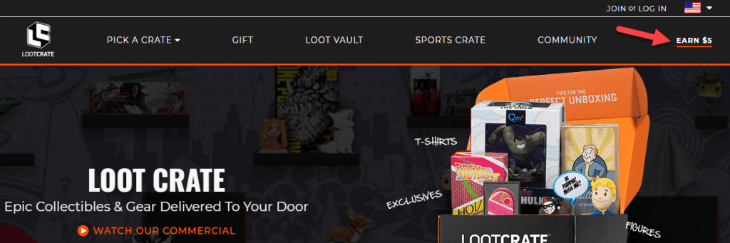 Loot Crate Referral Program | Uncovered By Referral Rock