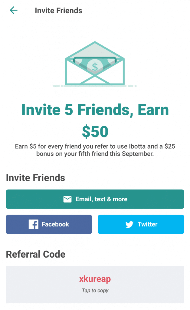 Ibotta Referral Program | Uncovered By Referral Rock