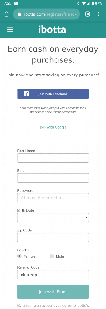 Ibotta Referral Program | Uncovered By Referral Rock